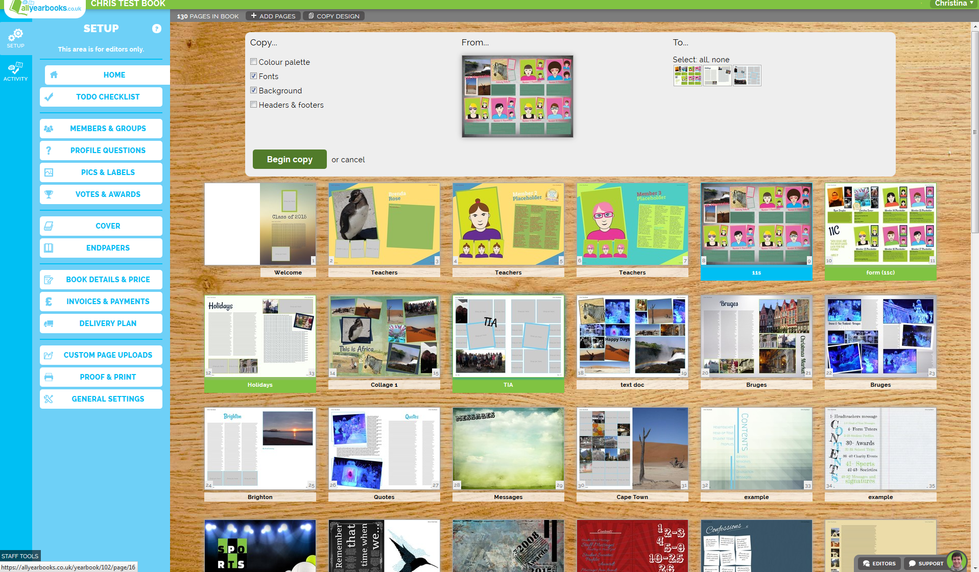 Copy Design tool has arrived! – AllYearbooks Blog