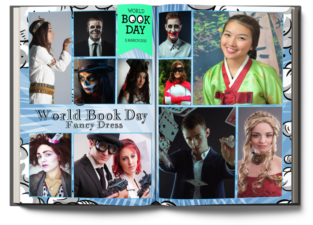 World Book Day collage pages | AllYearbooks