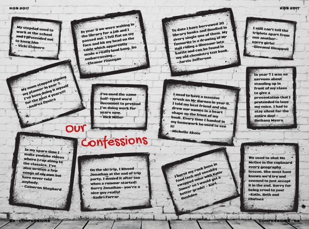 Making a confessions page… – AllYearbooks Blog
