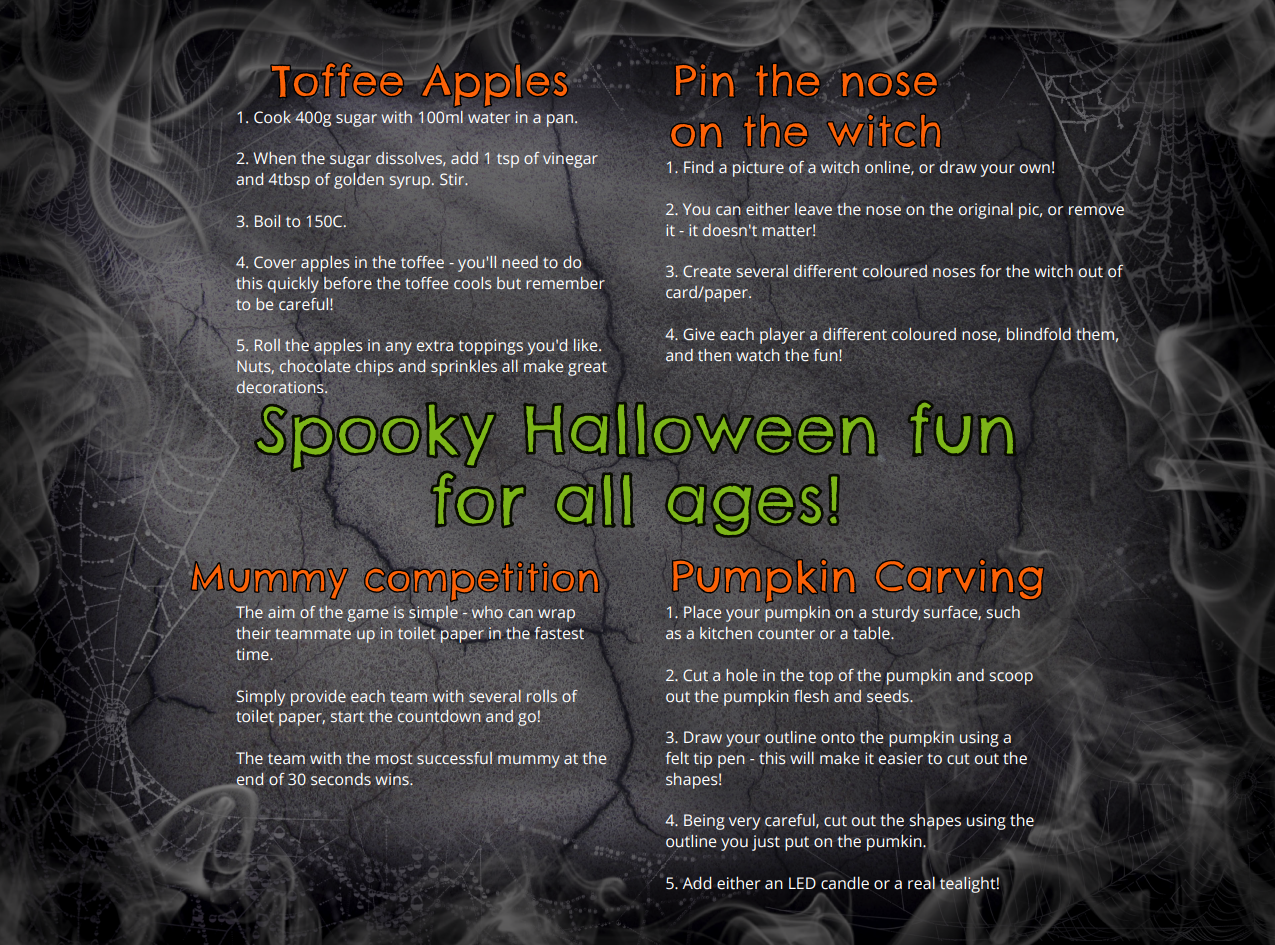 Boo! How to make spectacularly spooky pages for Halloween ...
