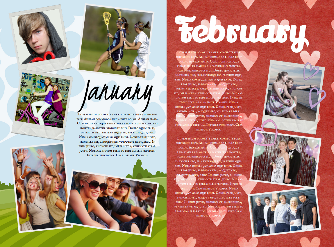 Making scrapbook calendar pages – AllYearbooks Blog