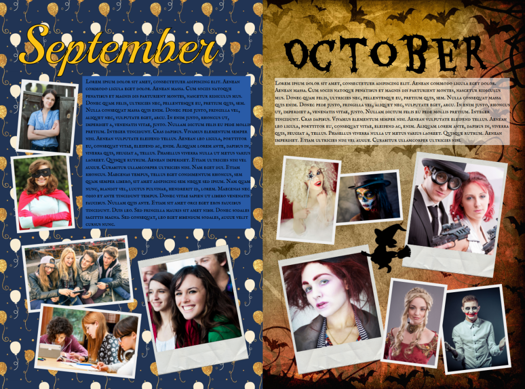 Making scrapbook calendar pages – AllYearbooks Blog